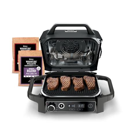 Ninja OG701 Woodfire Outdoor Grill 7 In 1 Master Grill BBQ Smoker