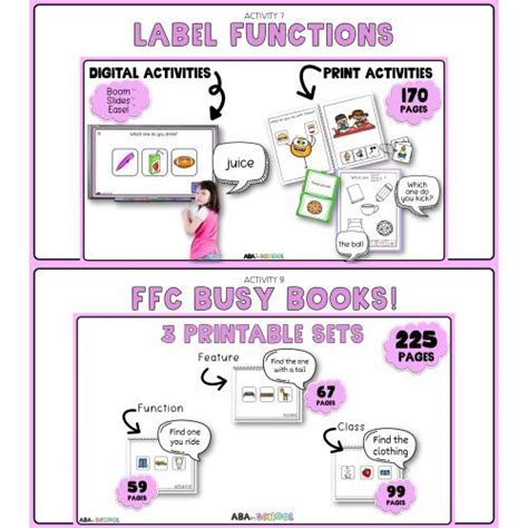 Receptive Identification Feature Function Class Activities Ablls