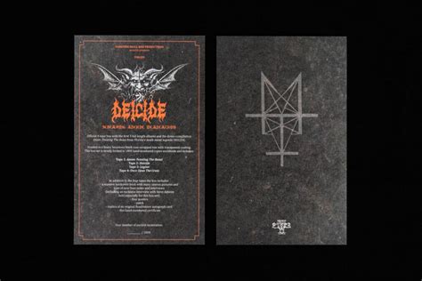 Deicide Us Screaming Ancient Incantations 4 Tape Box Darkness Shall Rise Productions