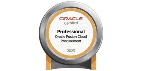 Rajesh Mohan On Linkedin Oracle Fusion Cloud Procurement 2023 Certified Implementation Professional