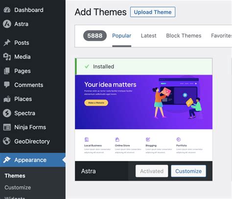 Create A Directory Website With The Astra Theme And Spectra Plugin