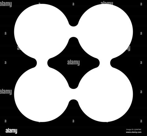 Metaball Connected Dots Circles Pattern Texture Element Stock Vector Illustration Clip Art