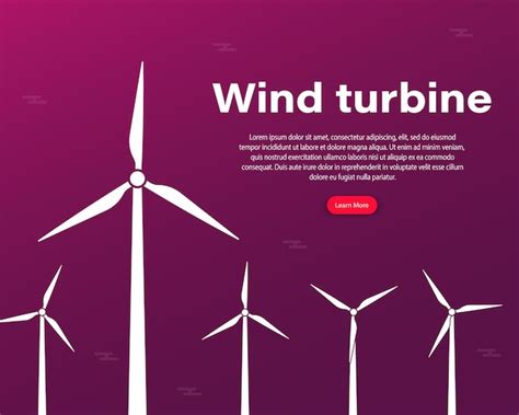Premium Vector Offshore Wind Farm Infographics Template Oe Ecological