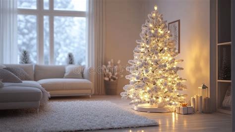 Minimalist Holiday Dcor Simple Christmas Decor With A White Tree And