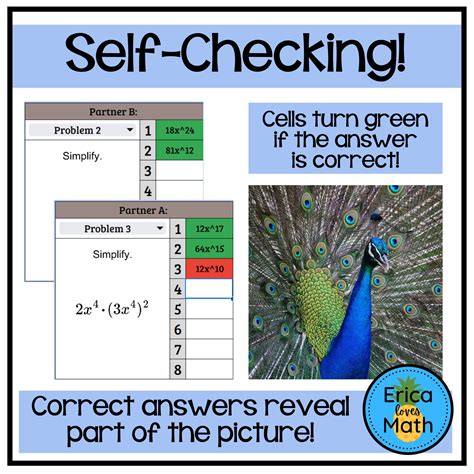 Simplifying Expressions With Exponents Digital Partner Activity Made By Teachers