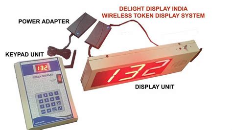 red wall mounted wireless token calling system at rs 5500 in new delhi