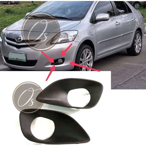 Toyota VIOS Ncp93 2008 2013 Front Bumper Fog Lamp Cover Fog Light Sport