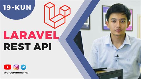 🔴 Laravel REST API - admin panel bilan ishlash - Laravel - 19/21 KUN - YouTube