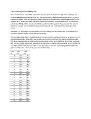 Lab Graphing And Curve Fitting Data Online Docx Lab Graphing And Curve Fitting Data