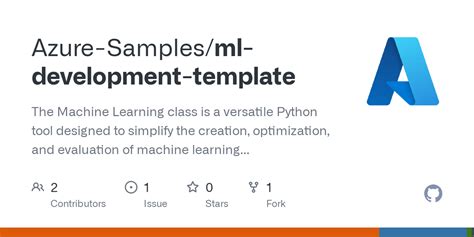 Github Azure Samplesml Development Template The Machine Learning