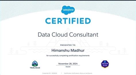 Himanshu Madhur On Linkedin Salesforce Certified Trailblazer