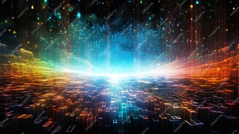 premium ai image codewoven dreamscape cryptic language of a futuristic world