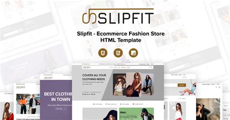 Slipfit Fashion Ecommerce Responsive Html Template