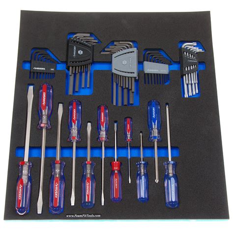 Foam Organizer For Shadowing Screwdrivers