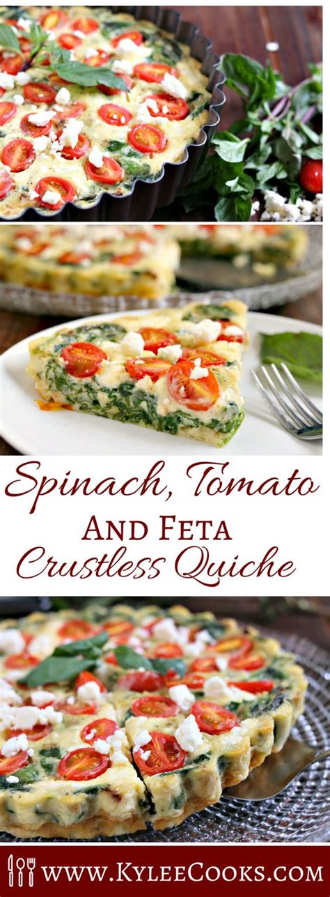 Spinach Tomato And Feta Crustless Quiche Recipes Instant Pot