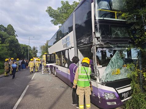 School Bus And Double Decker Collision Leaves 37 Injured 3 In Serious