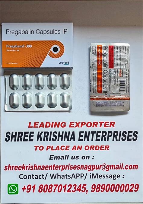 Pregabalin Capsules Pregabalin Ip 300 Mg At Rs 249 Box Nervigesic In