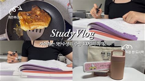 수능 일의 기적 ㅣ자취하며 도시락 들고 다니는 반수생ㅣ수능 일ㅣ수능 도시락 수능공부 브이로그 ㅣn수생 YouTube