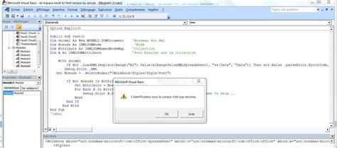 Cr Er Et Analyser Un Document Xml En M Moire Macros Et Vba Excel