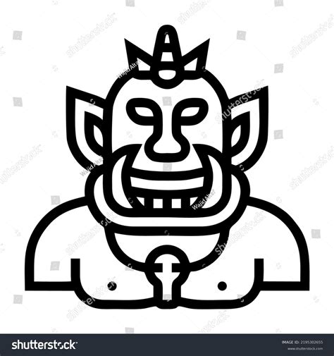 Giant Vector Icon On White Background Stock Vector Royalty Free