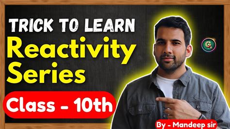 Trick To Learn Reactivity Series Class 10 CBSE NCERT
