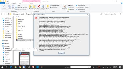 A Serious Problem Happened During Setup · Issue 5513 · Processing