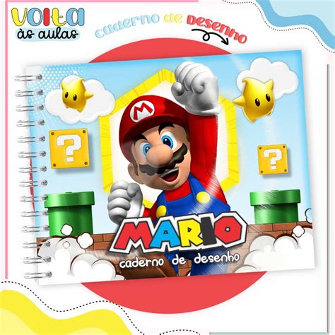 Arquivo Digital Meninos Super Mário Volta às Aulas Elo7