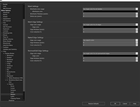 Adjust Line Weight In Display Mode Rhino McNeel Forum