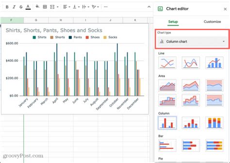 How To Create And Customize A Chart In Google Sheets