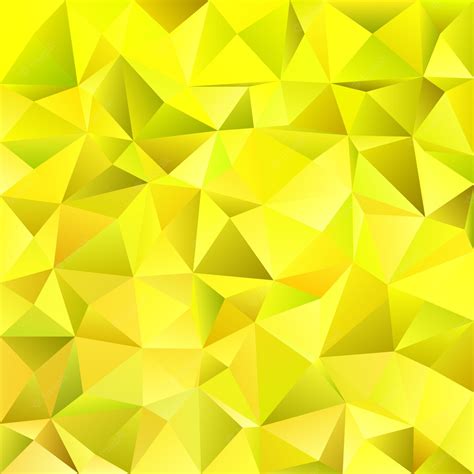 Free Vector Yellow Abstract Chaotic Triangle Pattern Background Mosaic Vector Design