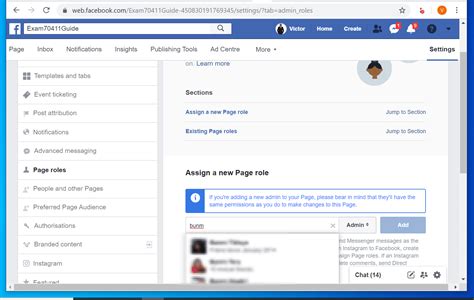 how to add administrator to facebook page personal or business page