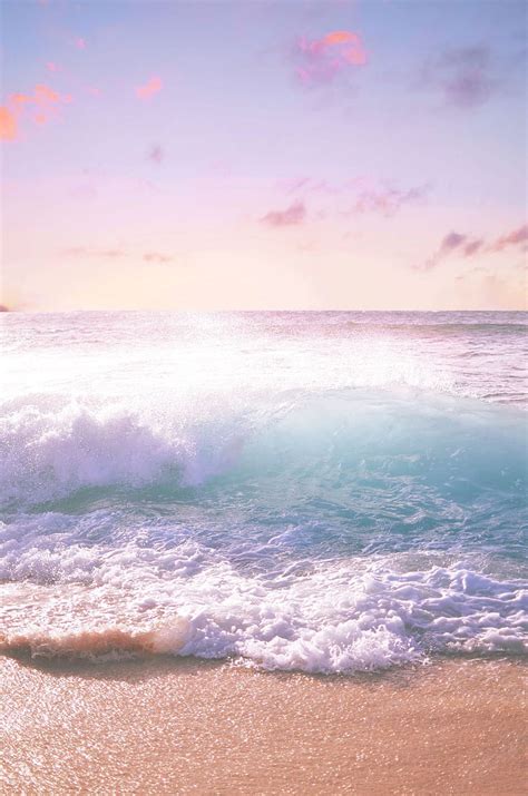 1080p Free Download Aesthetic Ocean Pastel Posted By Ryan Walker Pastel Beach Hd Phone