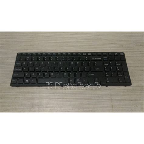 Jual Keyboard Sony Vaio SVE 15 SVE15 Black Shopee Indonesia