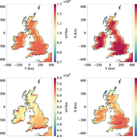 Comparison Of Ground Geoelectric Fields Calculated In 3 D And Local 1 D Download Scientific