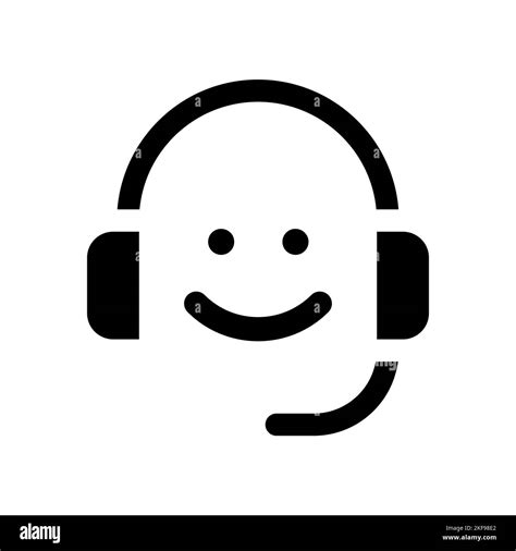 Call Center Black Glyph Ui Icon Stock Vector Image And Art Alamy