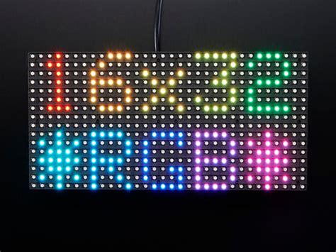 Example Simple Two Line Text Scroller Rgb Led Matrices With