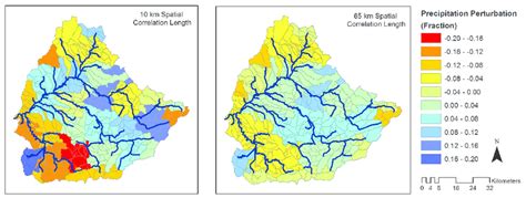 example maps of fractional precipitation perturbation across the grey download scientific