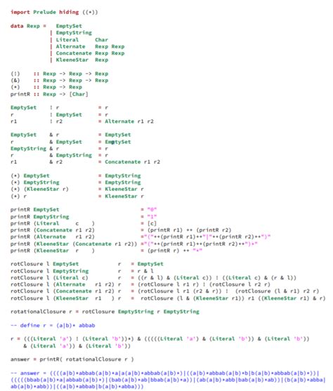 in the supplementary notes we give a haskell program