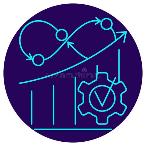 Performance Optimization Icon Vector Pictogram With Thin Lines Stock