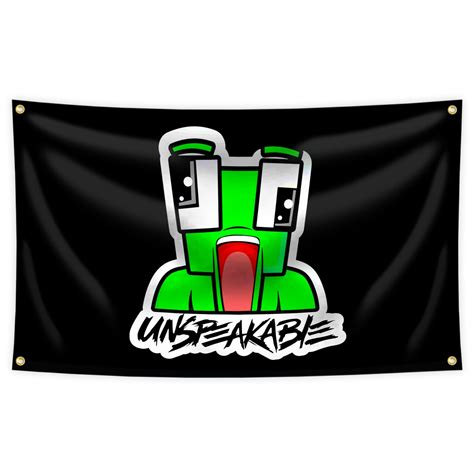 Generic Unspeakable Flag 3x5ft With 4 Brass Buckles