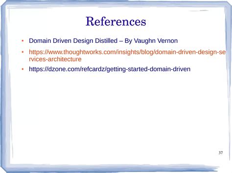 domain driven design and hexagonal architecture ppt