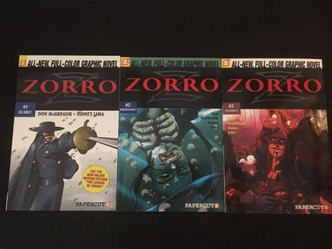 ZORRO 1 SCARS 2 DROWNINGS 3 VULTURES Graphic Novel Digests
