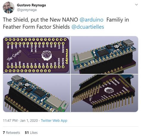 The Shield Puts The Arduino Nano Family Into A Feather Form Factor Feather Gsreynaga