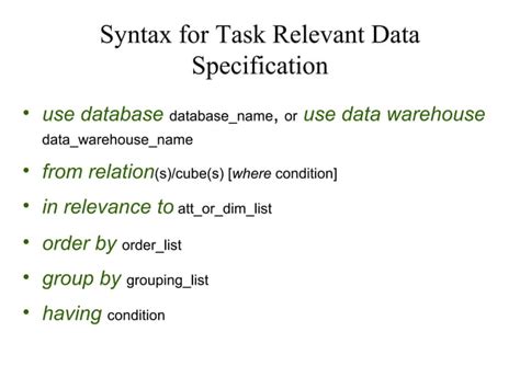 Data Mining Primitives Languages And System Architectures2641 Ppt