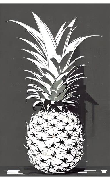Premium Ai Image Cute Ananas