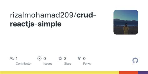 GitHub Rizalmohamad Crud Reactjs Simple