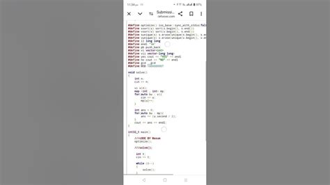 A Twice Div3 Codeforces Solution In C Youtube