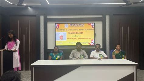 Arunachala College Of Engineering For Women Kanyakumari On Linkedin Teachers Day Celebration
