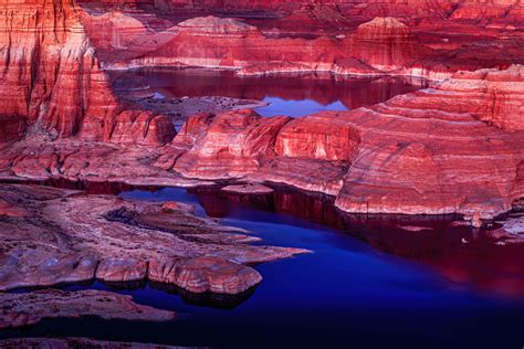 Alstrom Point Lake Powell Utah Arizona Southwest Desert Sunrise Sunset