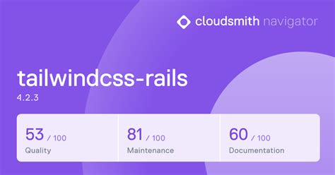 Tailwindcss Rails 423 Rubygems Package Quality Cloudsmith Navigator